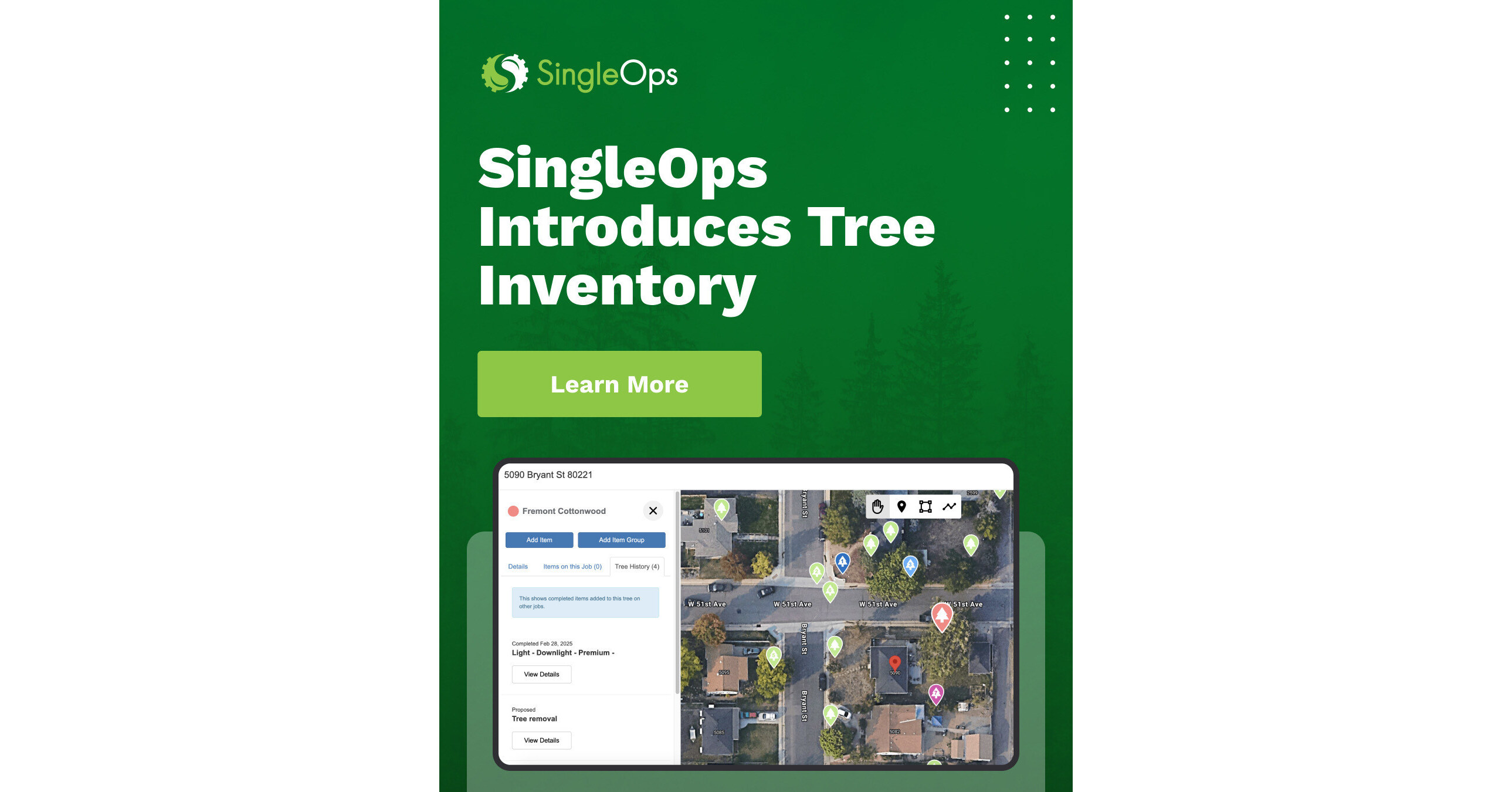 SingleOps Introduces Tree Inventory to Help Tree Care Businesses Increase Sales Productivity ...