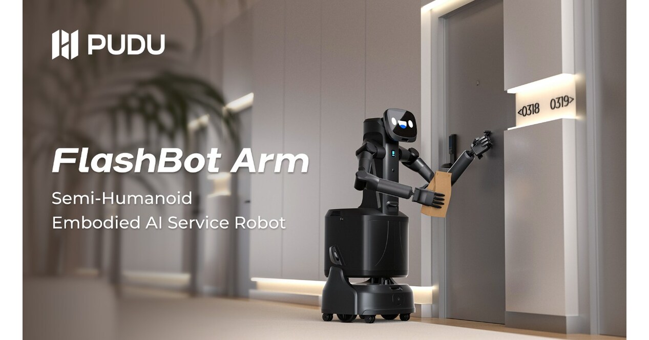Pudu Robotics Unveils FlashBot Arm: A Semi-Humanoid Embodied AI Service Robot for Commercial ...