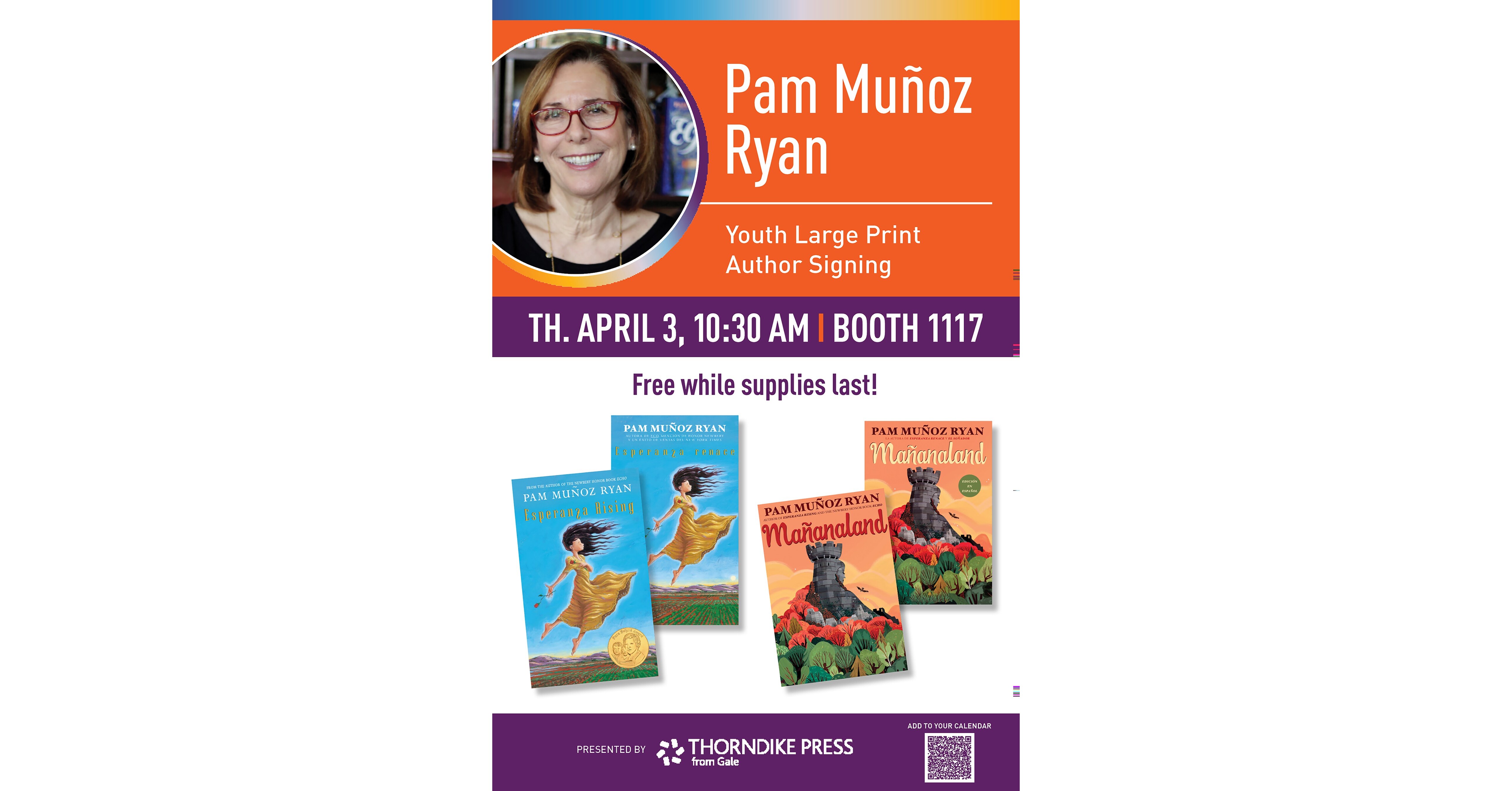 Thorndike Press to Host Large Print Book Signing for Award-Winning ...