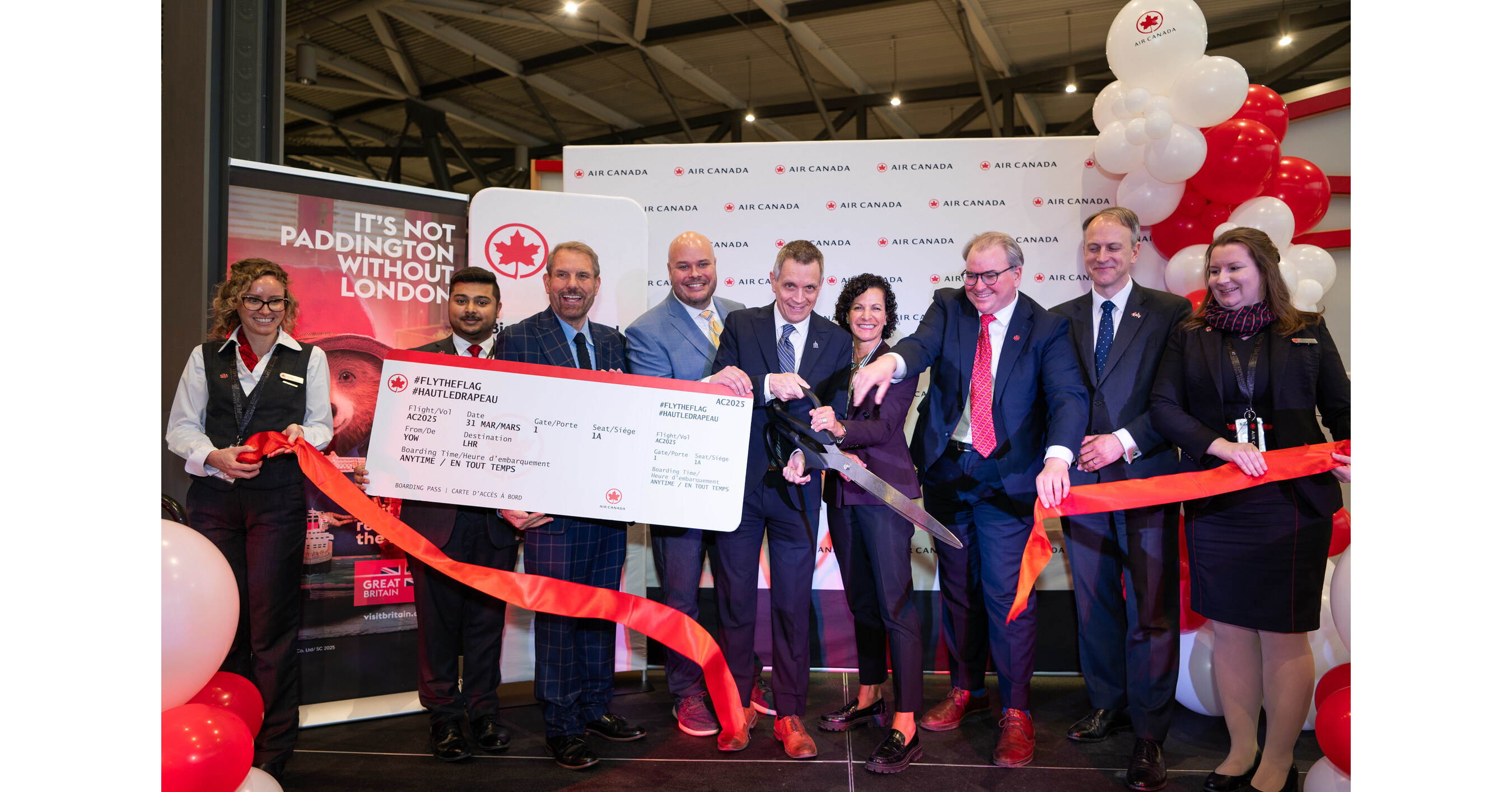 Air Canada Celebrates Resumption of Ottawa-London Heathrow Flights