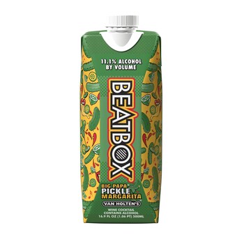 BEATBOX & VAN HOLTEN'S DROP LTO 11.1% ABV PICKLE MARGARITA FLAVOR