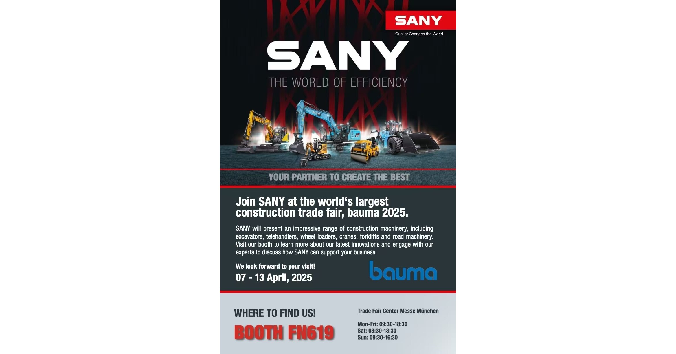 SANY Set to Unveil Intelligent, Green, and Efficient Future of ...