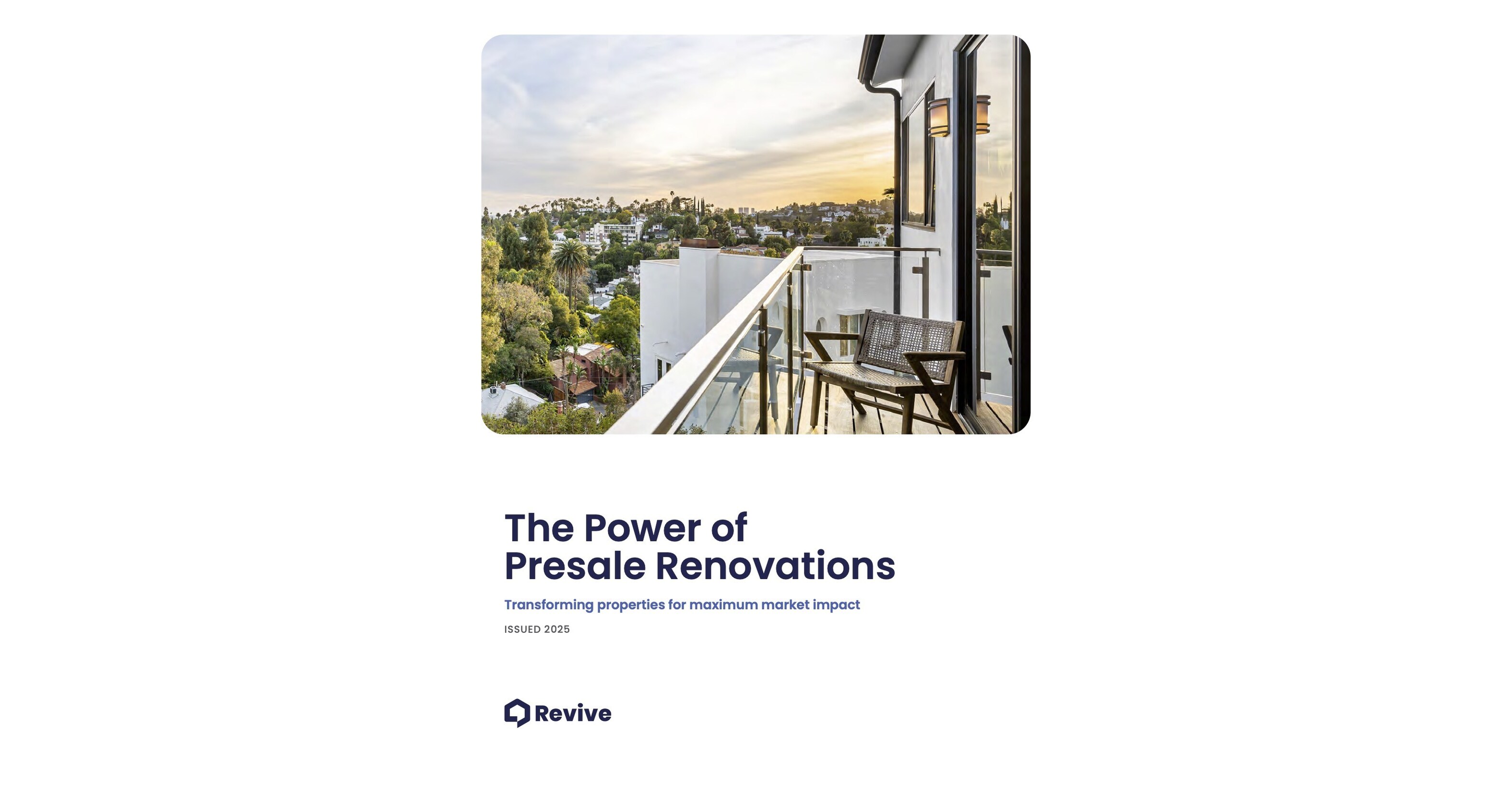 Revive Releases Real Estate's First Report on the "Power of Presale ...