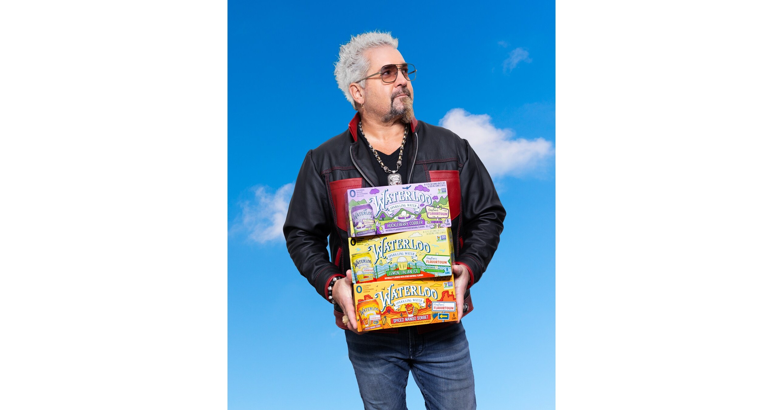 WATERLOO SPARKLING WATER TEAMS UP WITH GUY FIERI TO INTRODUCE THREE NEW ...
