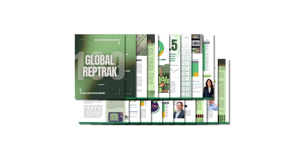 RepTrak revela as 100 empresas mais conceituadas do Global RepTrak® em 2025