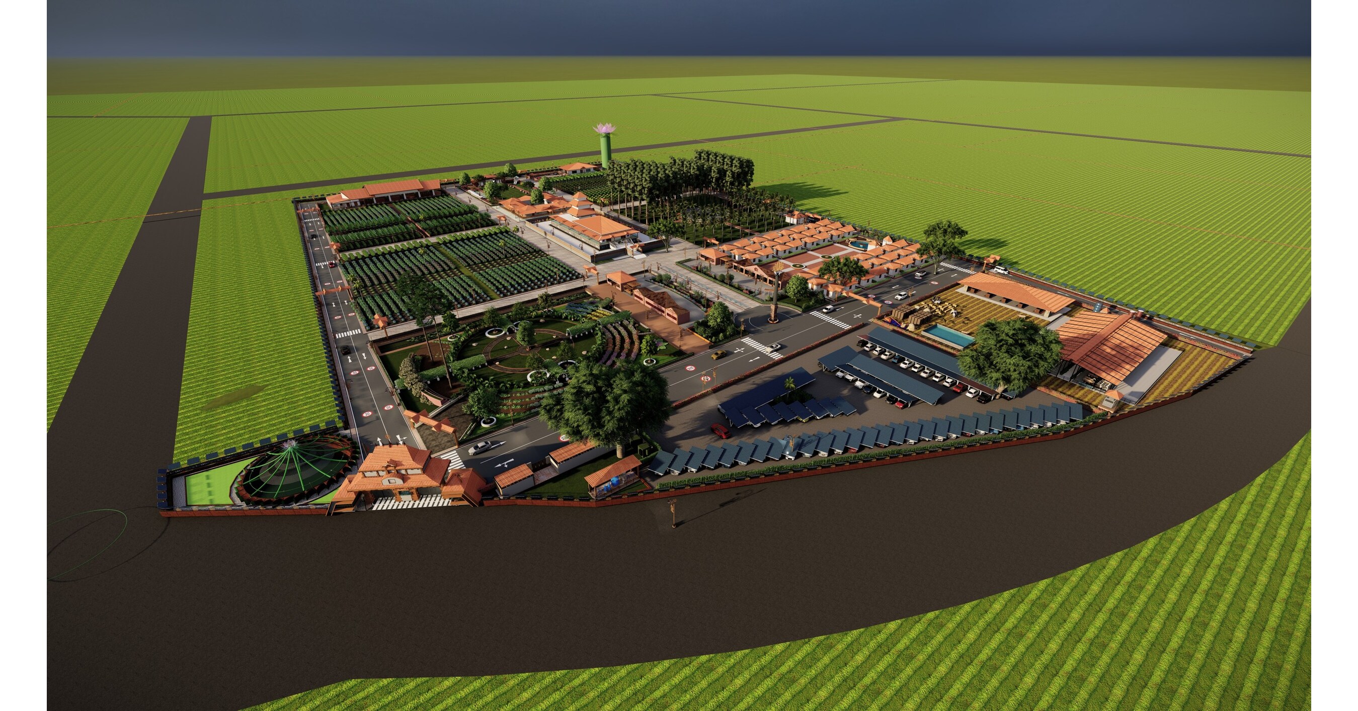 ISKCON Sircilla's commitment to sustainable living: 18 Acre ISKCON Vedic Farm at Nerella in ...