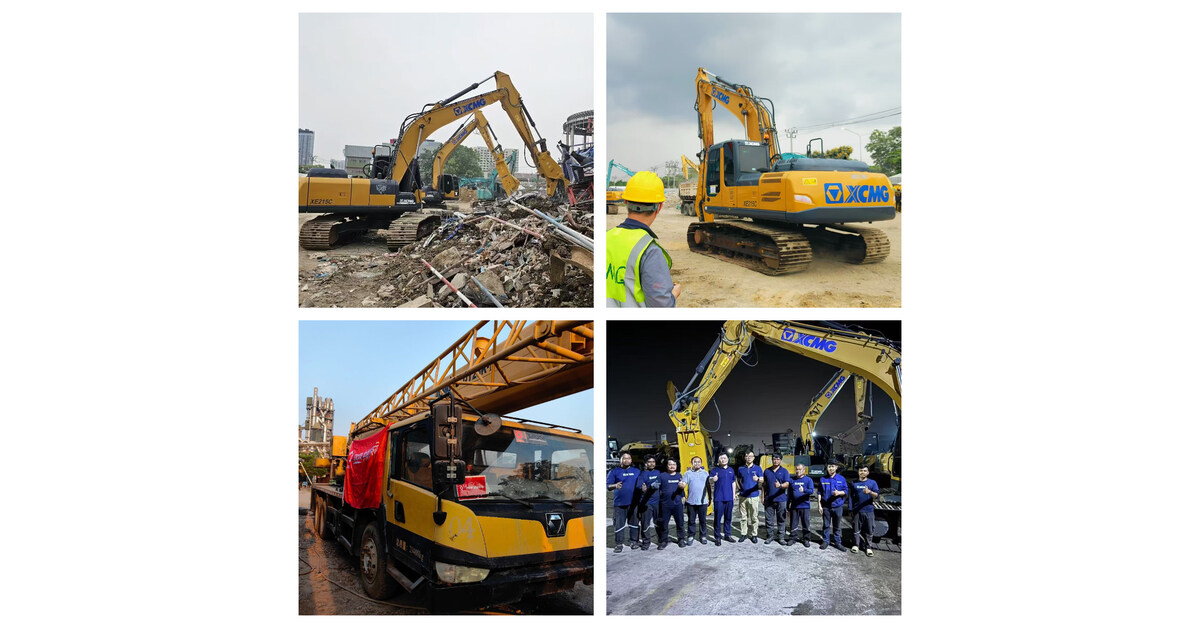 XCMG Races Against Time: Heavy Machinery Restores Lifelines in Myanmar ...