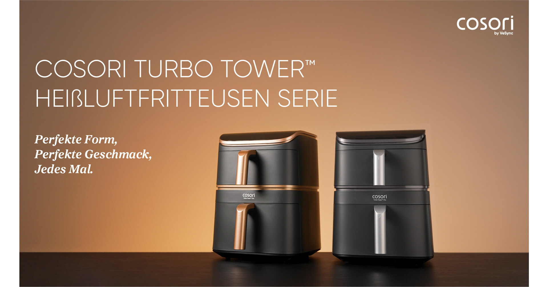 COSORI stellt die Turbo Tower Air Fryer Serie vor - platzsparende ...