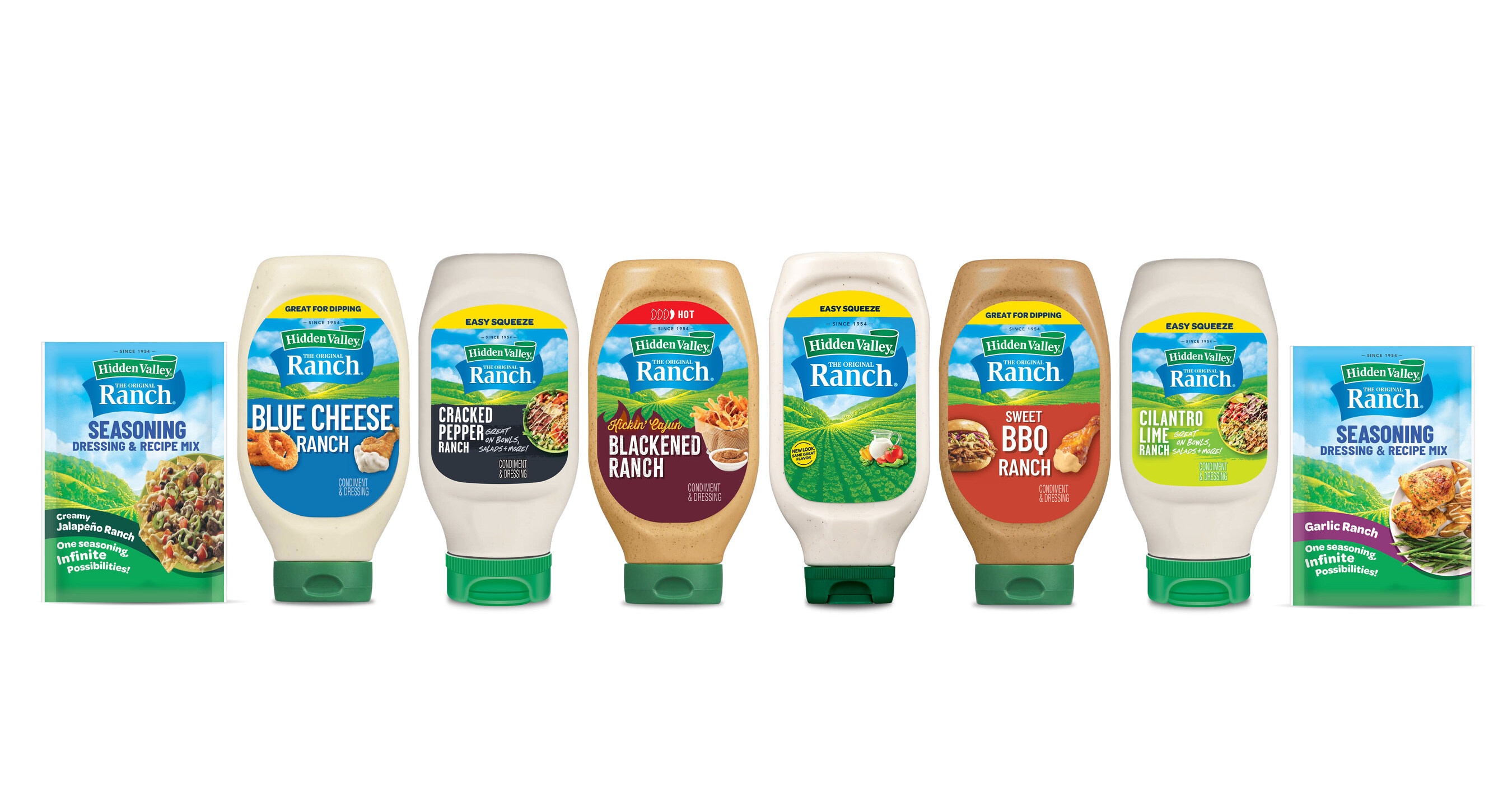 Hidden Valley® Ranch Unveils Seven Bold New Flavors