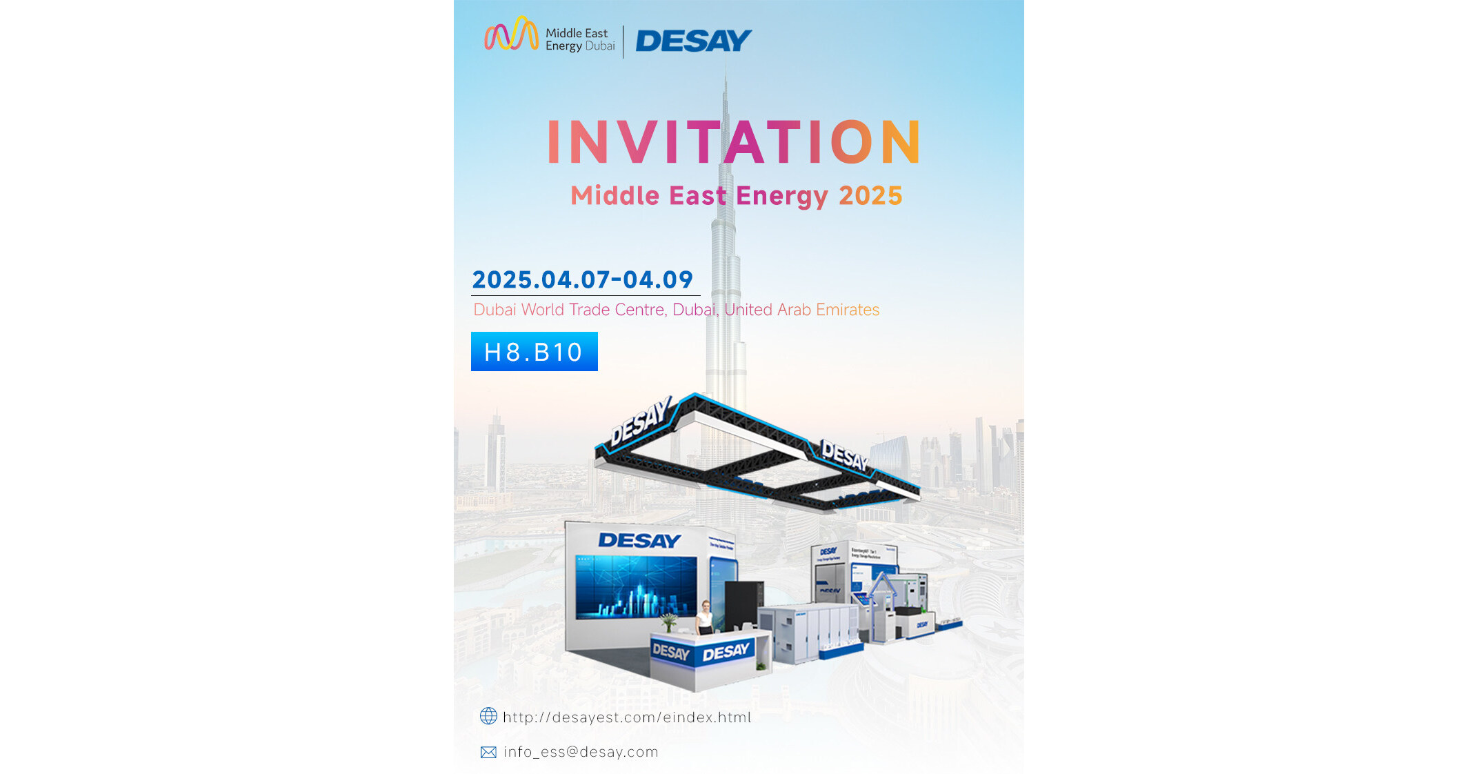 Desay Battery Unveils Latest Energy Storage Solutions at Middle East ...