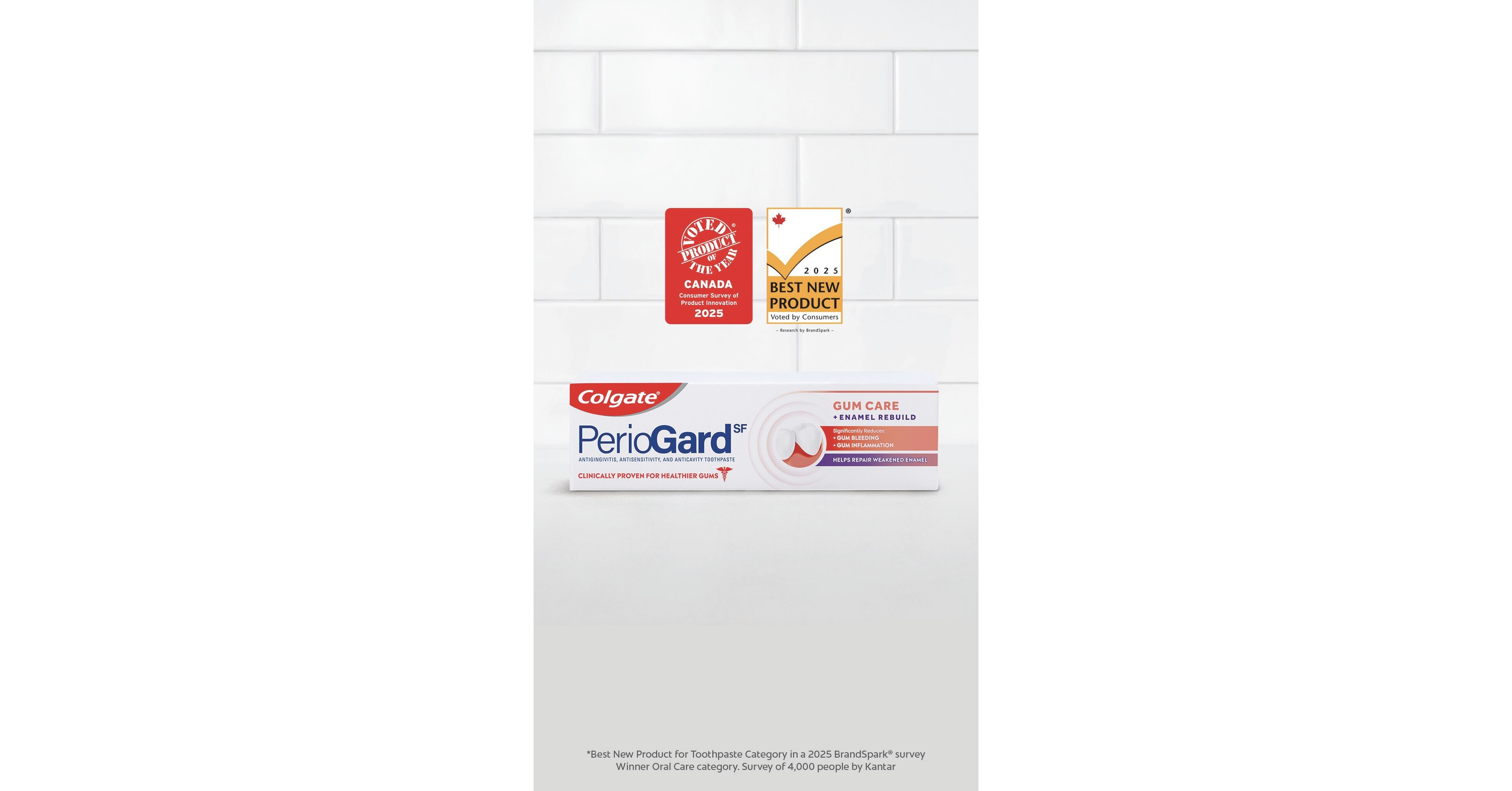 Colgate® PerioGard(SF) Gum Care + Enamel Rebuild Toothpaste Wins ...