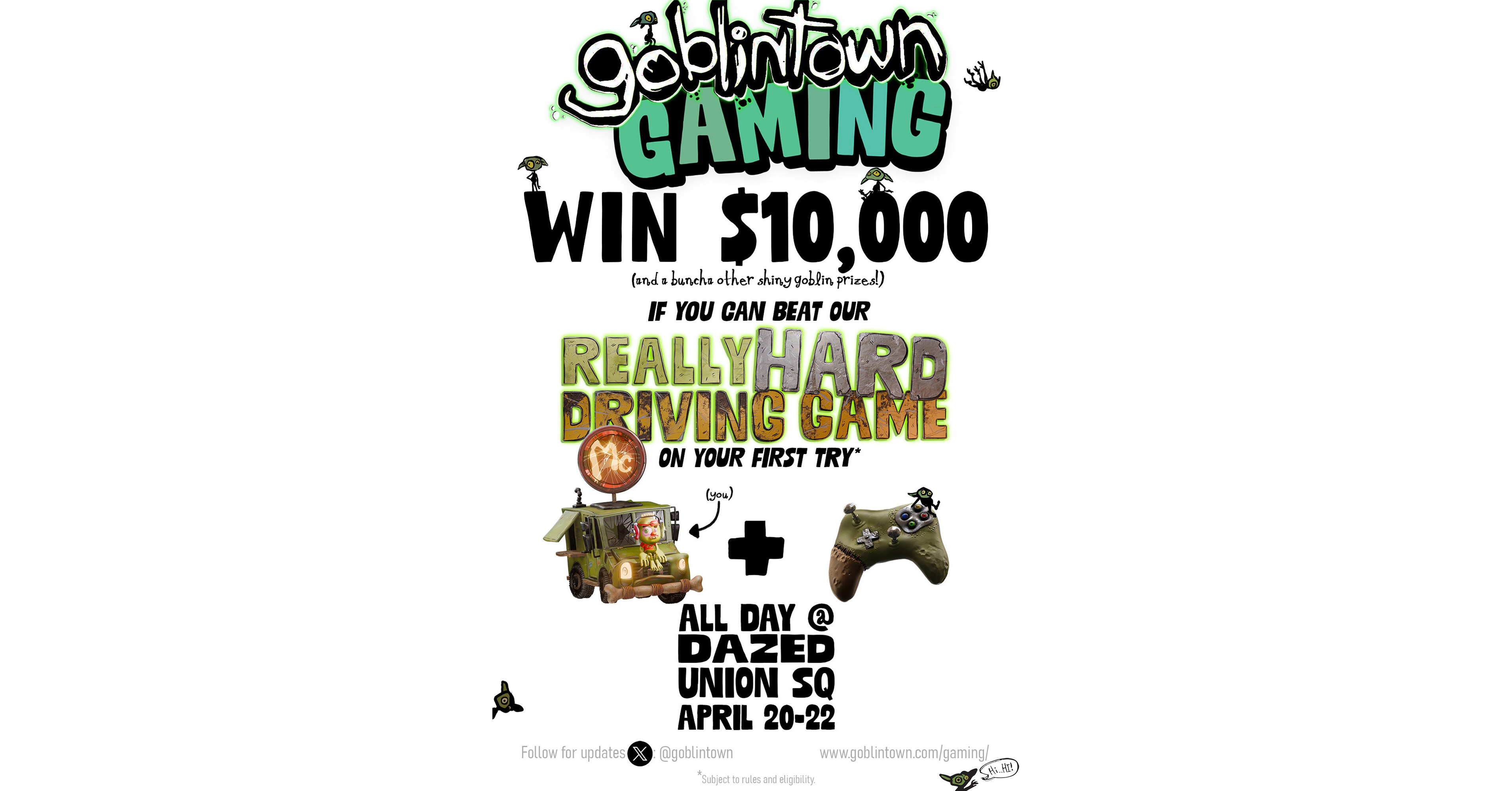 Goblintown Hosts High-Stakes Gaming Challenge in NYC - Beat the Really ...