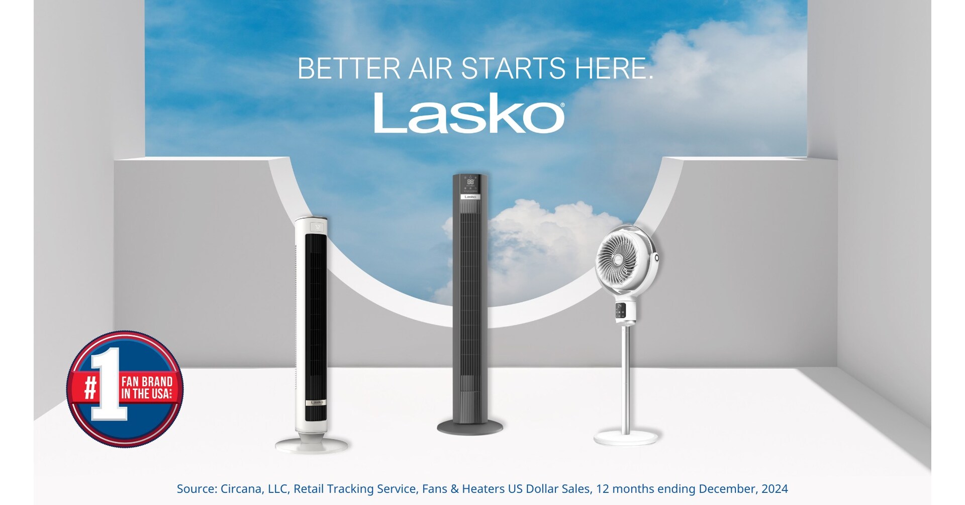 Lasko Elevates Home Cooling with Three New Fans Featuring Modern ...