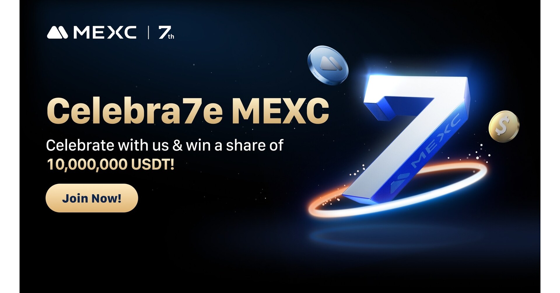 MEXC 7th Anniversary Celebration Unveils Milestone Events and 10M USDT ...