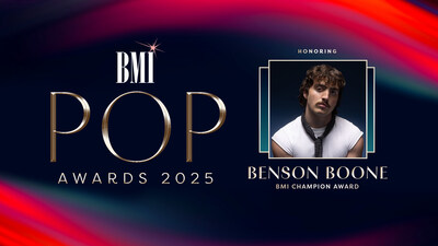 GRAMMY-NOMINATED RISING SUPERSTAR BENSON BOONE TO RECEIVE THE BMI ...