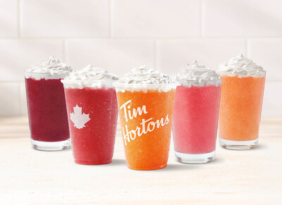 Le menu des boissons froides printemps-été est arrivé chez Tim Hortons ...
