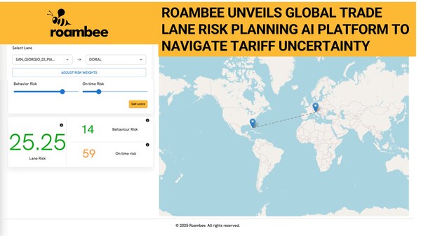 Roambee Unveils Global Trade Lane Risk Planning AI Platform to Navigate ...
