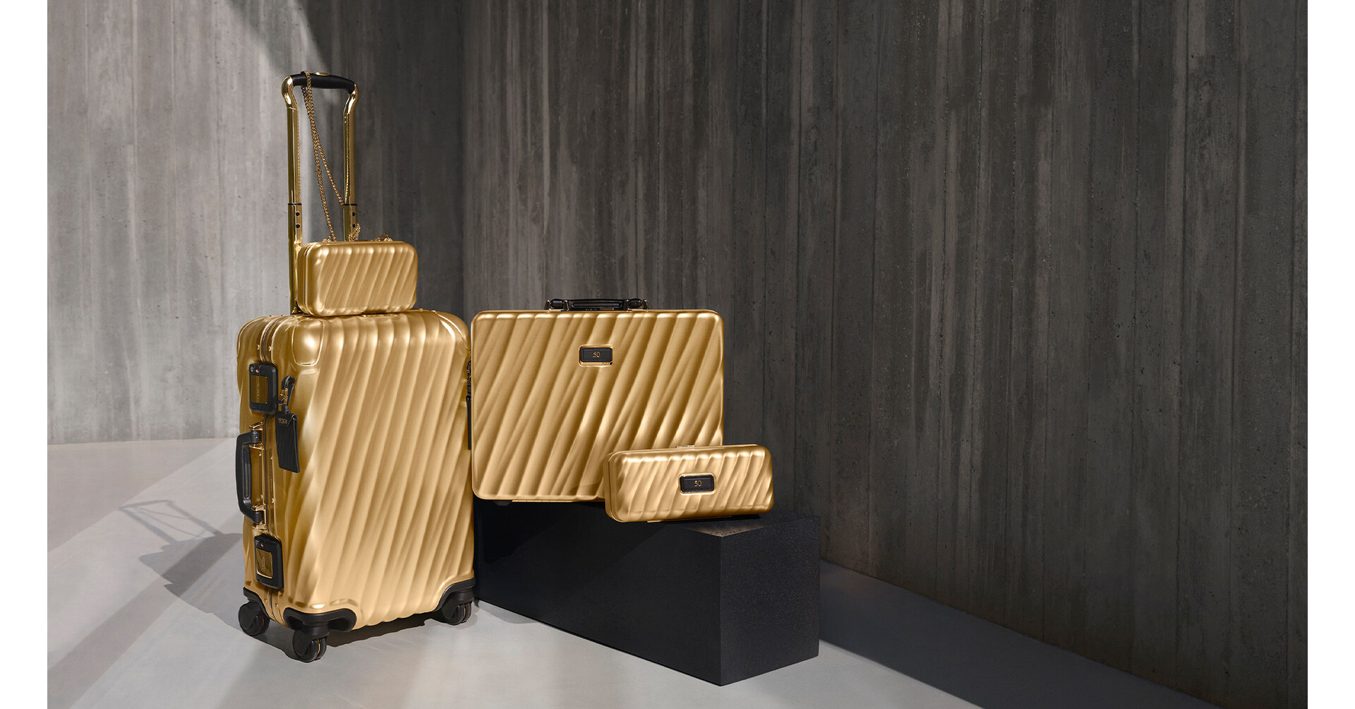 TUMI RELEASES LIMITED-EDITION 50TH ANNIVERSARY GOLD COLLECTION