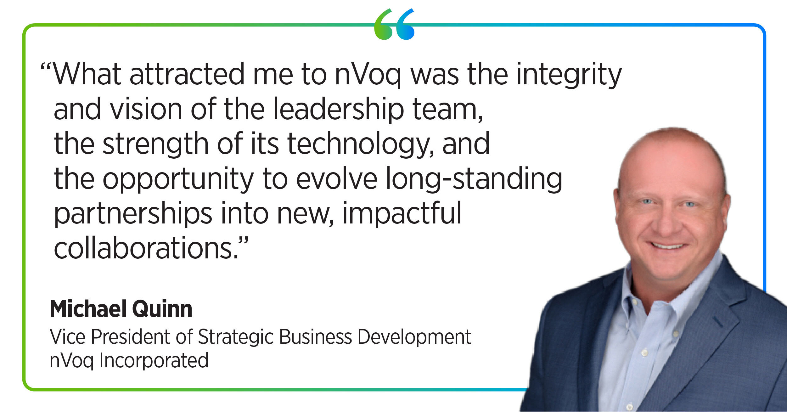 nVoq Welcomes Michael Quinn as Vice President of Strategic Business ...
