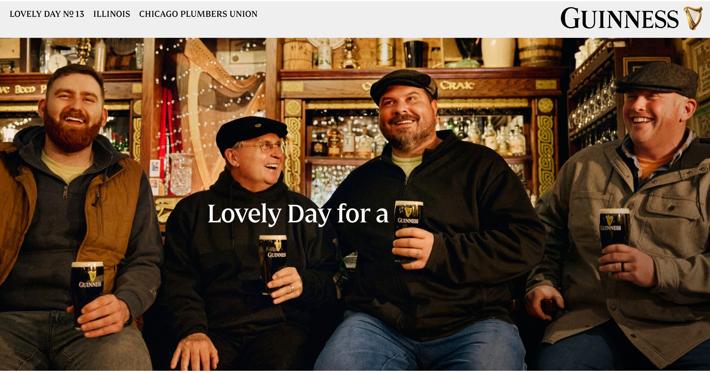 GUINNESS SPOTLIGHTS 'LOVELY DAYS' ACROSS THE COUNTRY IN NEW CAMPAIGN
