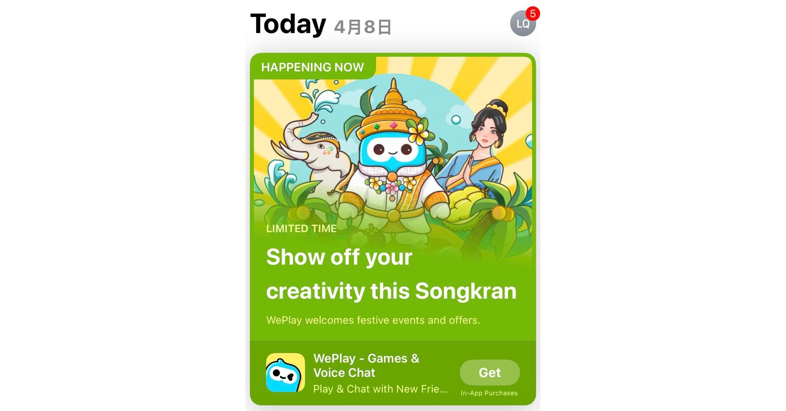 WePlay Featured on Thailand App Store's "Today" Tab, Creating a ...