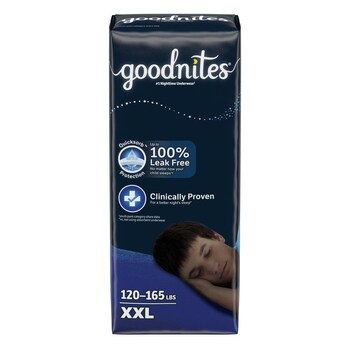 Goodnites® Launches New Larger Size Nighttime Underwear for Growing Kids