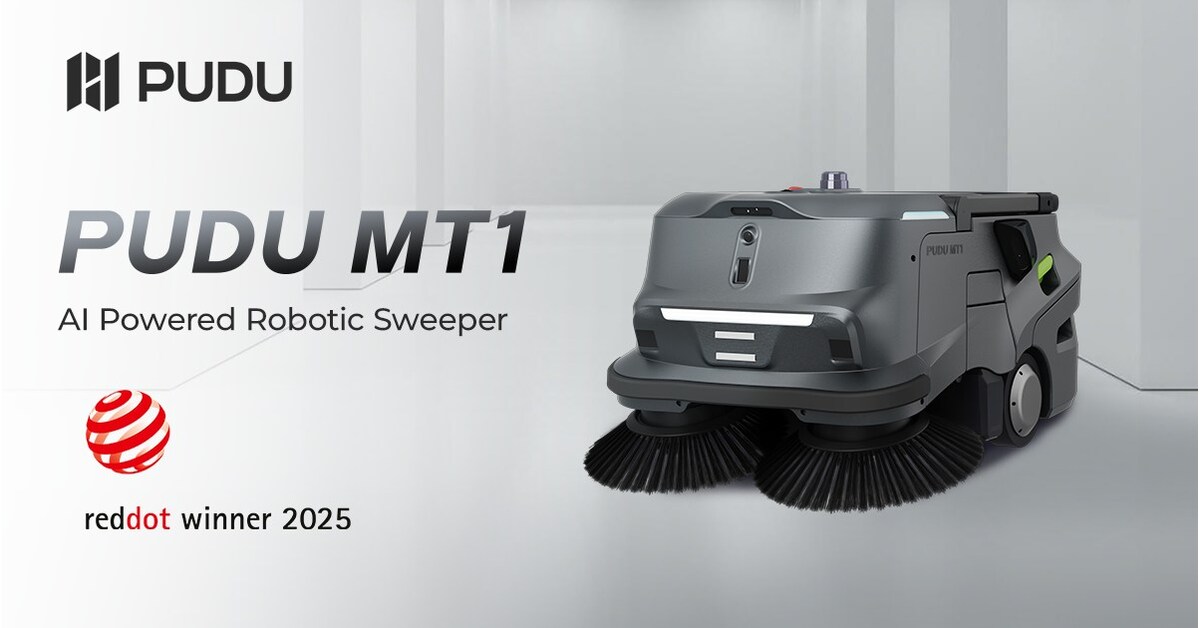 Pudu Robotics' PUDU MT1 Wins Prestigious 2025 Red Dot Award for Product ...