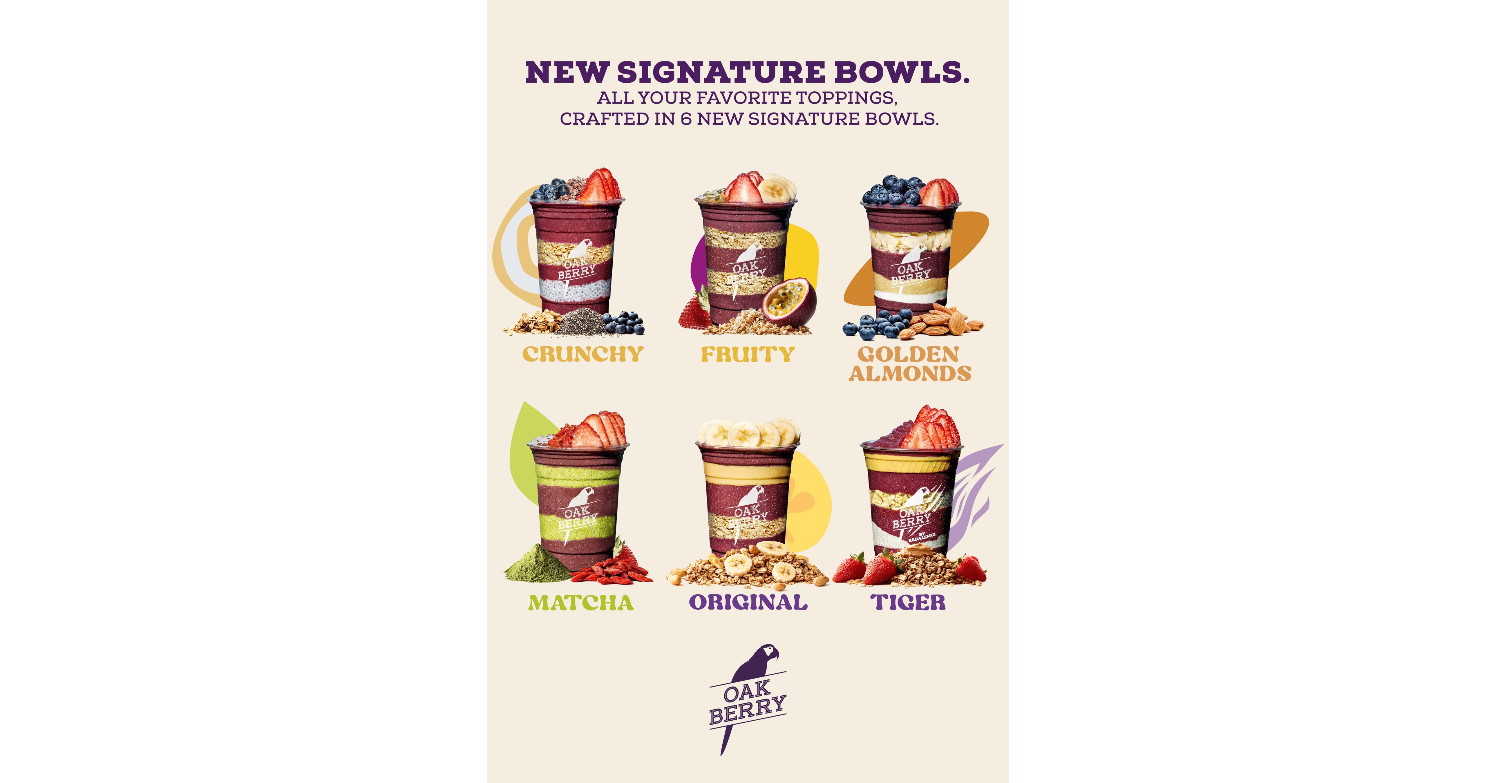 Bowled Over for Açaí: OAKBERRY Launches Newly Expanded Signature Bowl Menu
