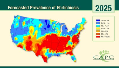 Companion Animal Parasite Council 2025 Pet Parasite Forecast Warns ...