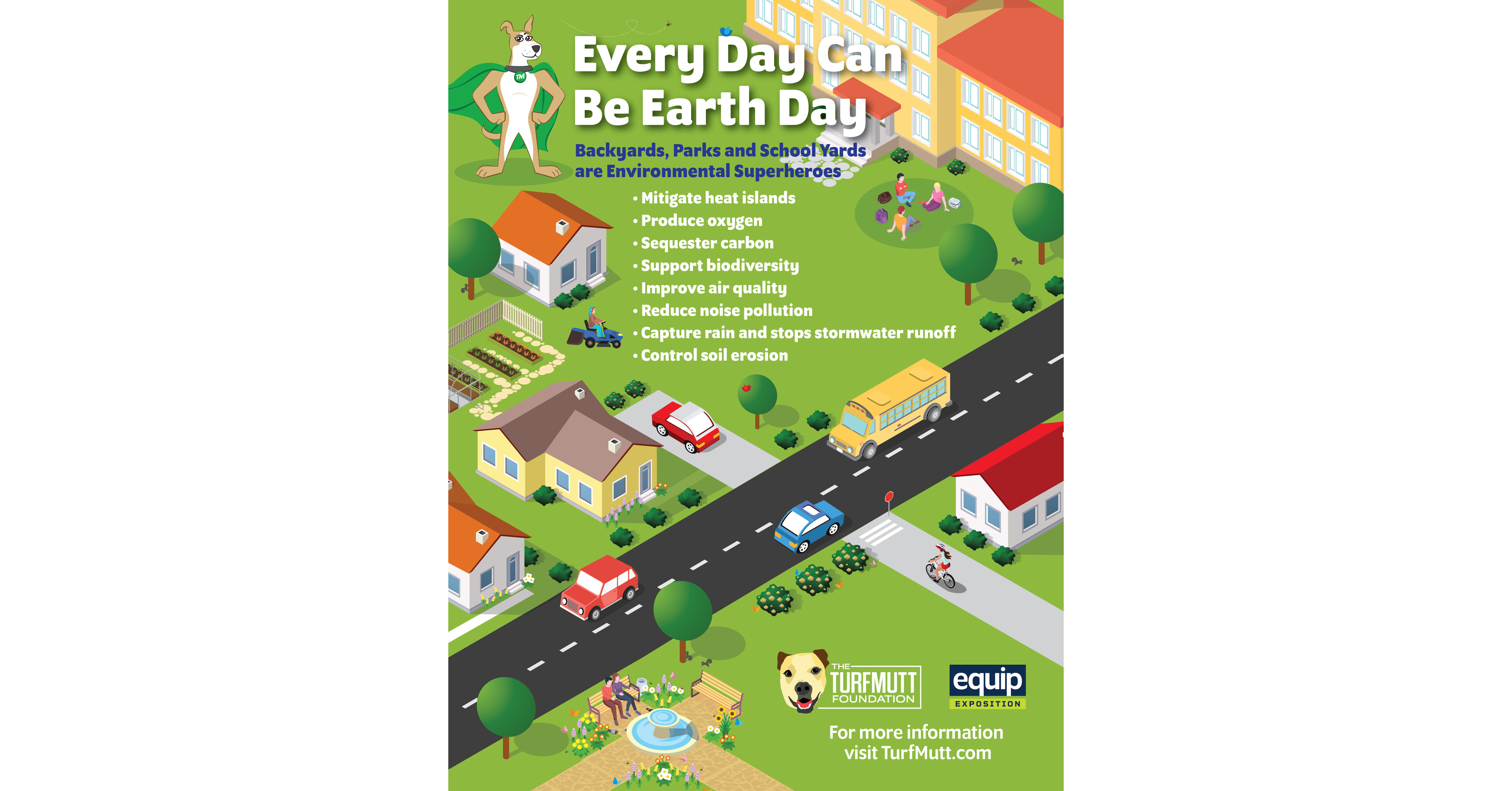 TurfMutt Celebrates Earth Day: 8 Ways Managed Landscapes Benefit the Planet