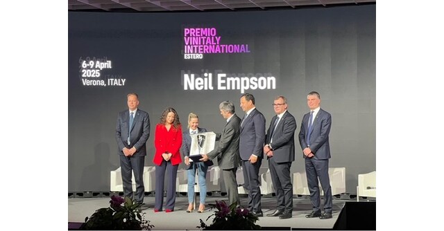 Neil Empson Posthumously Receives the 'Vinitaly International Award' at ...