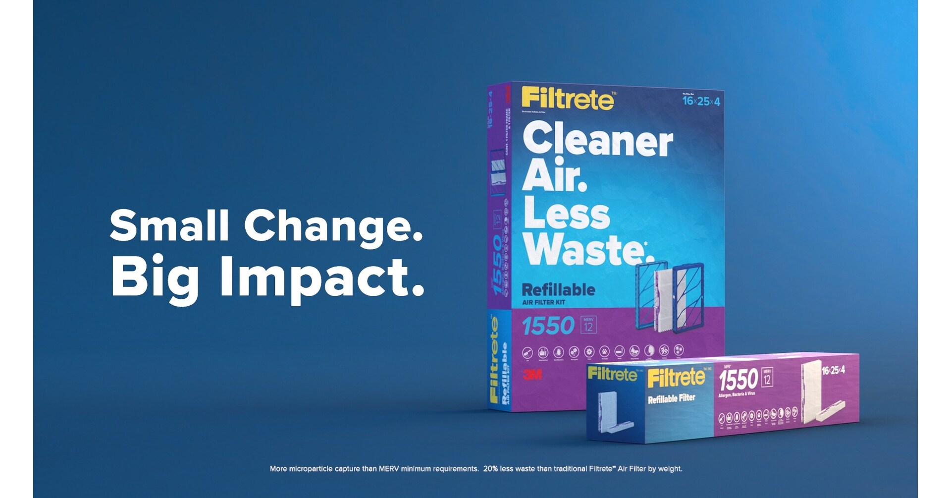 New Filtrete Refillable Air Filter delivers cleaner air and less waste