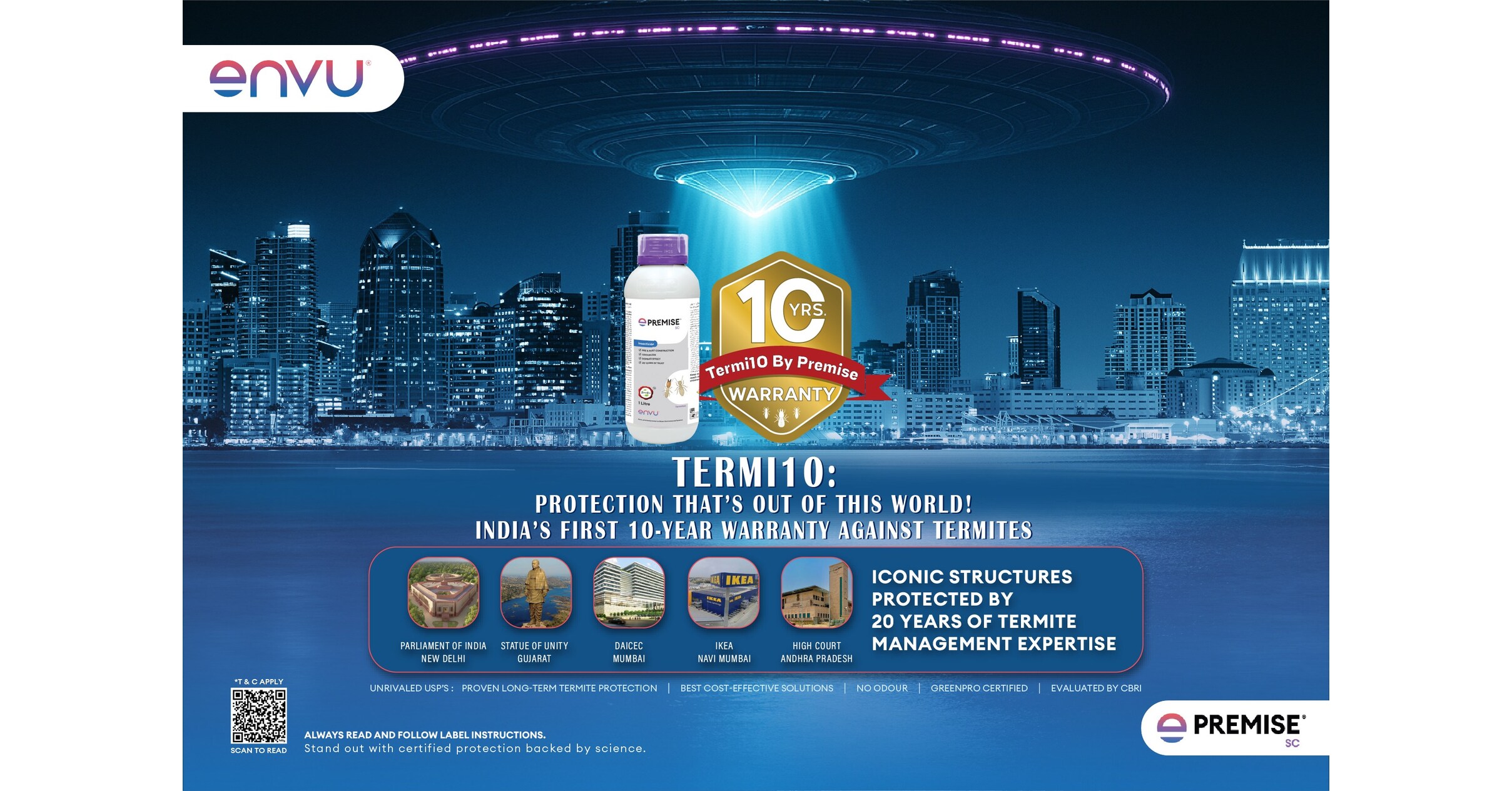 Envu Introduces India's First Certified 10-Year Termite Warranty with ...