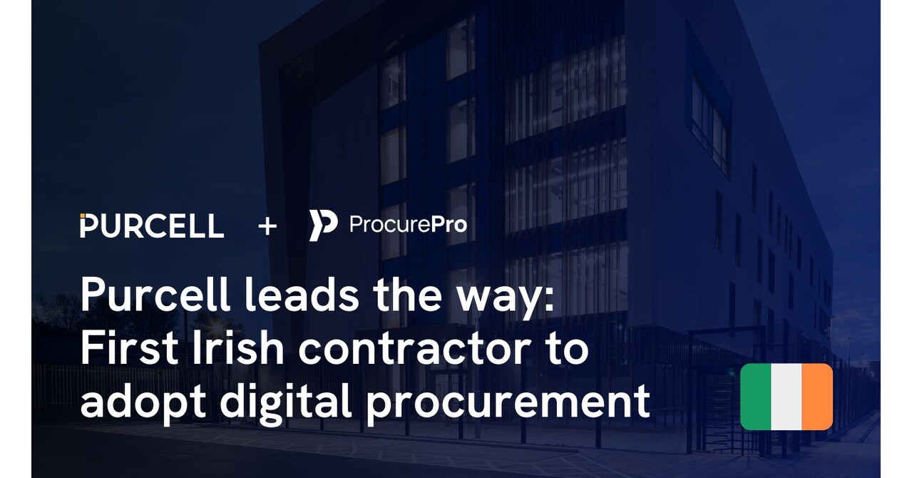 Purcell leads the way: First Irish contractor to adopt digital procurement