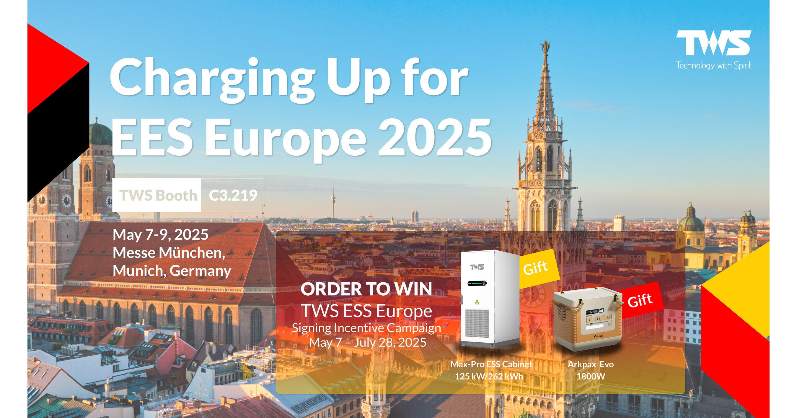 TWS Technology will Present at EES Europe 2025 and Launch Signing ...