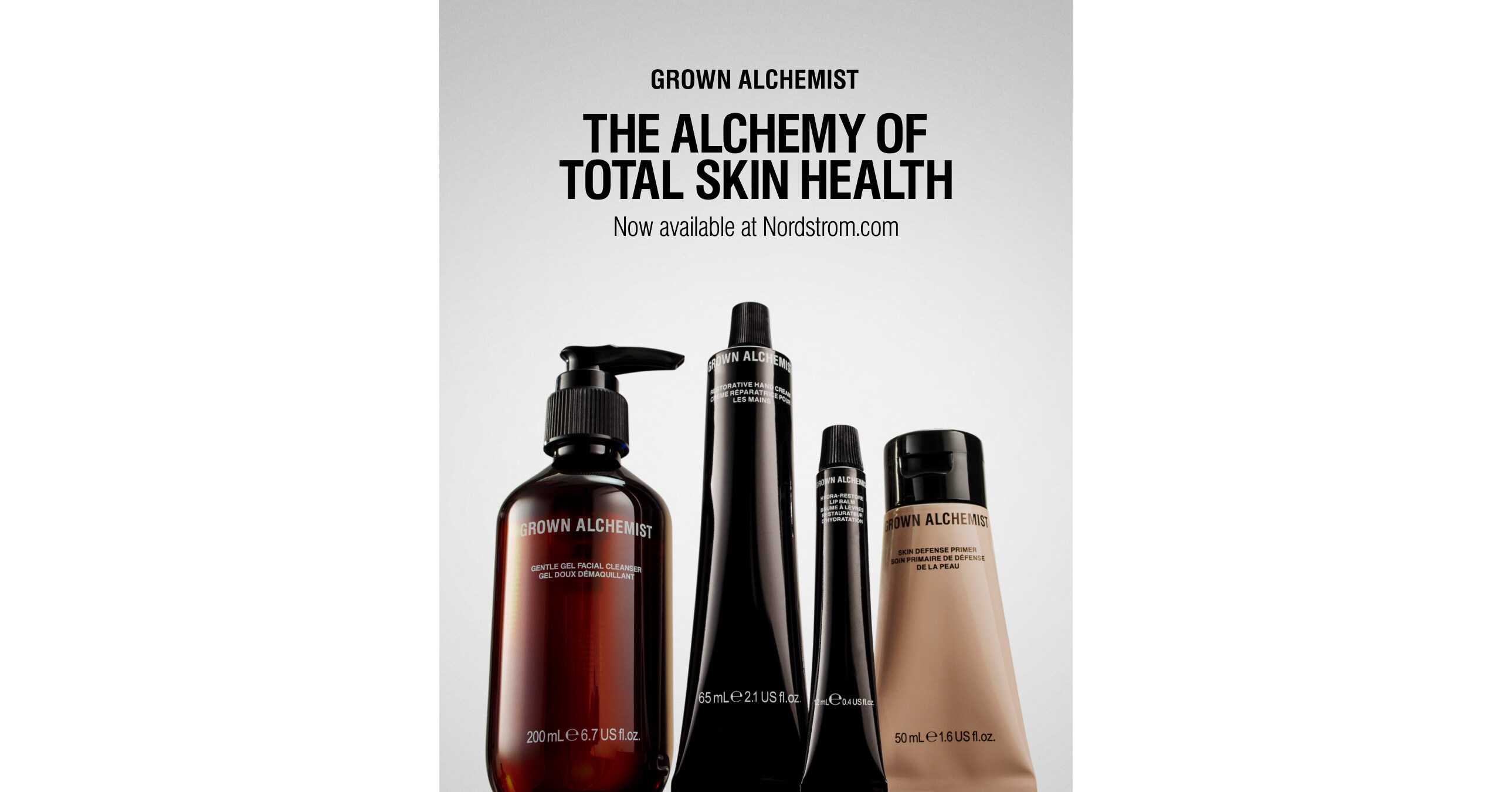 Grown Alchemist Launches in US on Nordstrom.com