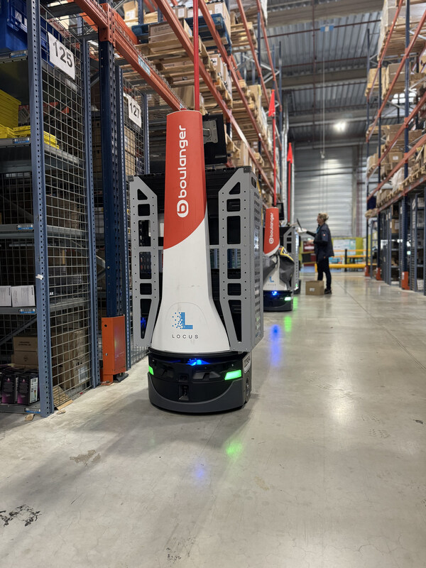 Locus Robotics Deploys Flexible Warehouse Automation at Boulanger, Doubling Productivity in France