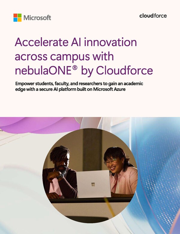 Cloudforce Launches nebulaONE® on Microsoft Azure: The Leading AI Gateway for Higher Education
