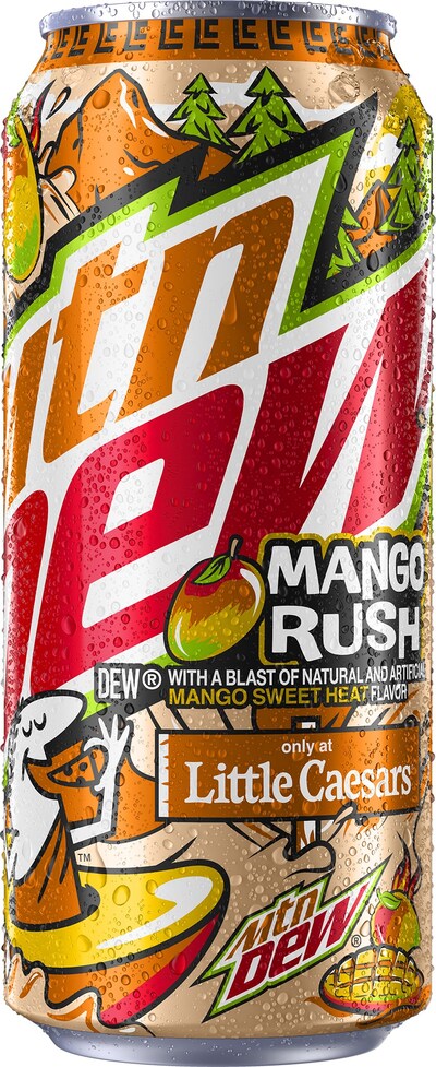 Little Caesars® and Mountain Dew® Launch Their Mango Craze with New Mountain Dew® Mango Rush