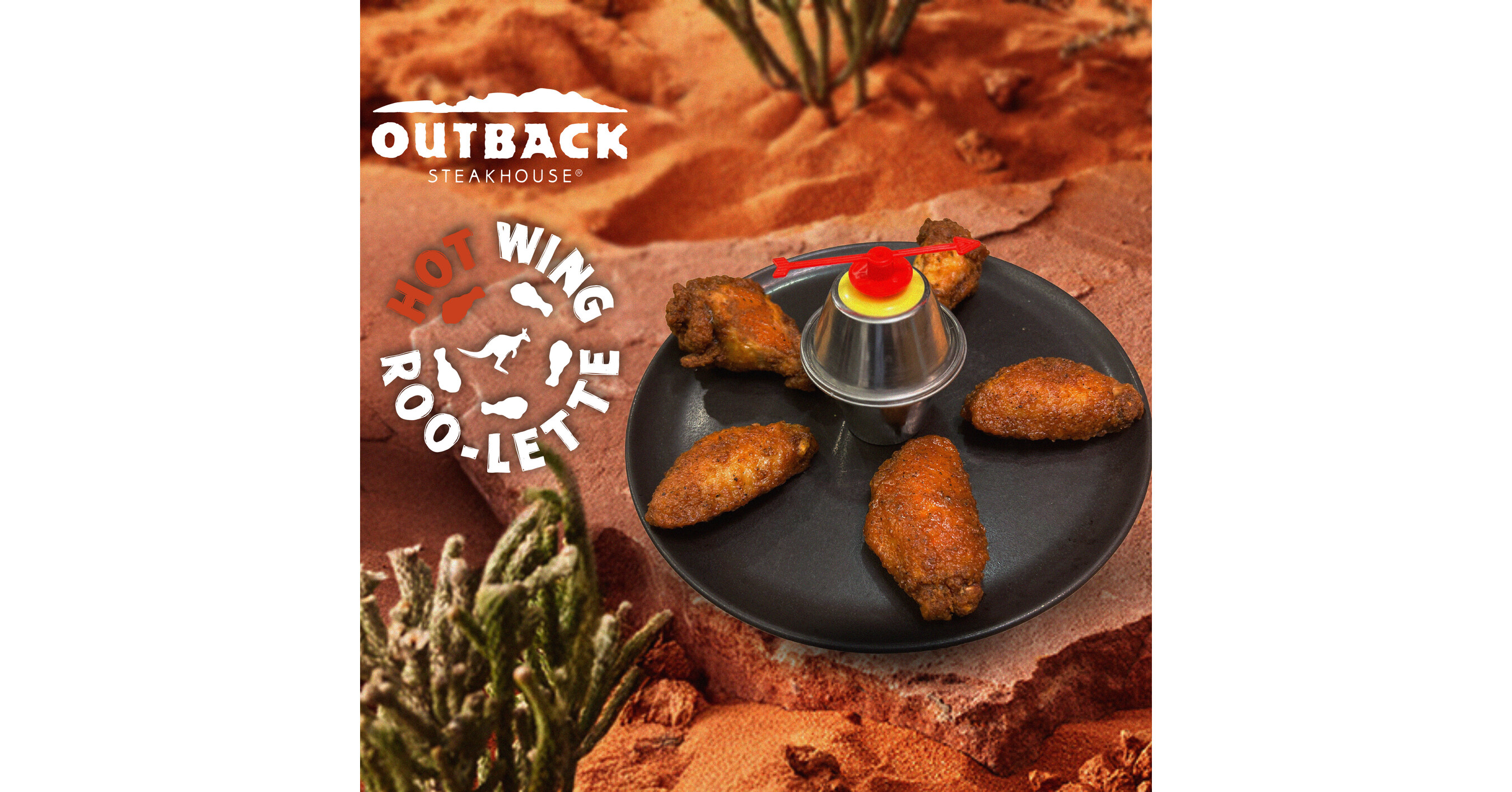 Outback Steakhouse Launches Hot Wing Roo-lette - Can You Handle the Heat?