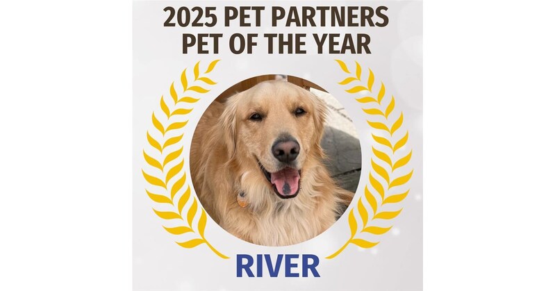 Pet Partners Announces its 2025 Pet of the Year Winner: River the ...