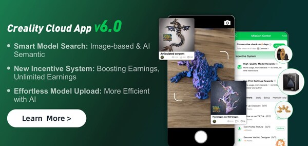 Creality Launches Creality Cloud Version 6.0 with AI Features and New ...