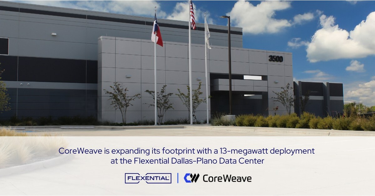 Flexential to Support CoreWeave's AI Cloud Expansion with 13 MW High ...