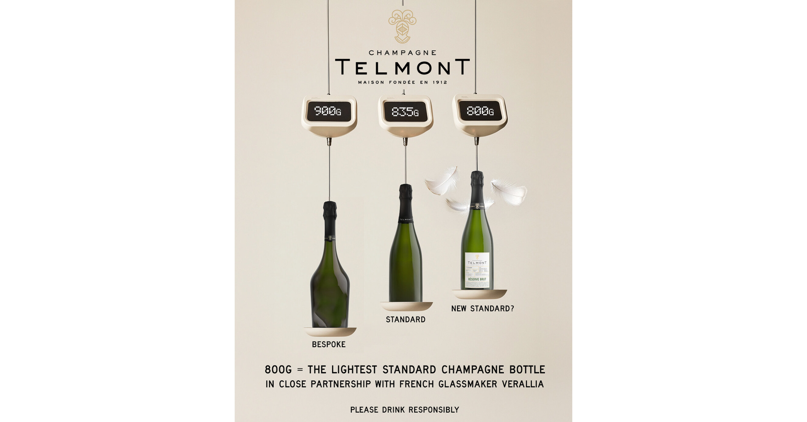 Champagne Telmont Debuts the World's First Ultra-Lightweight Standard ...