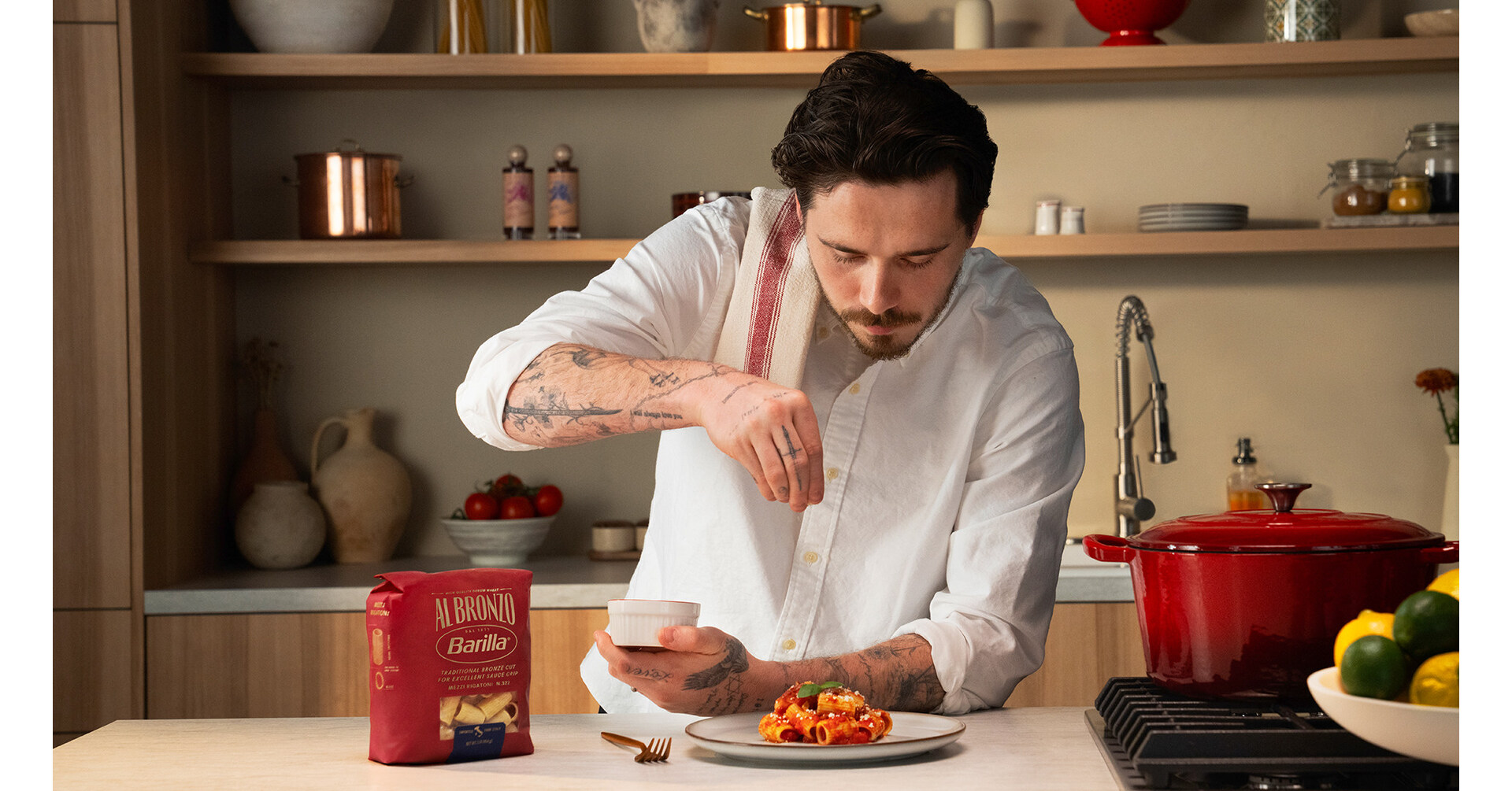 Barilla And Brooklyn Peltz Beckham Unveil The Art Of Scarpetta With Al