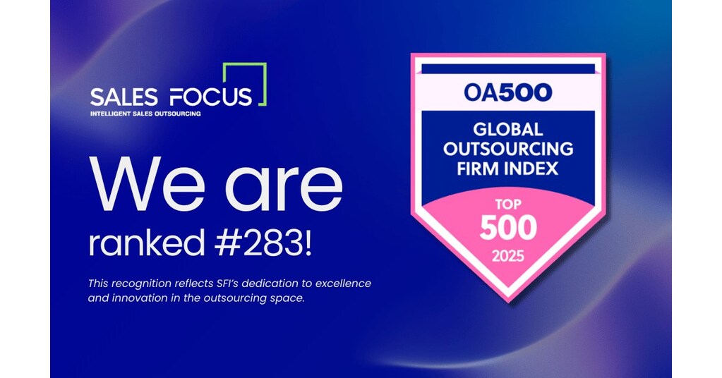 OA500 Ranks Sales Focus Inc. as One of the Best Business Outsourcing ...