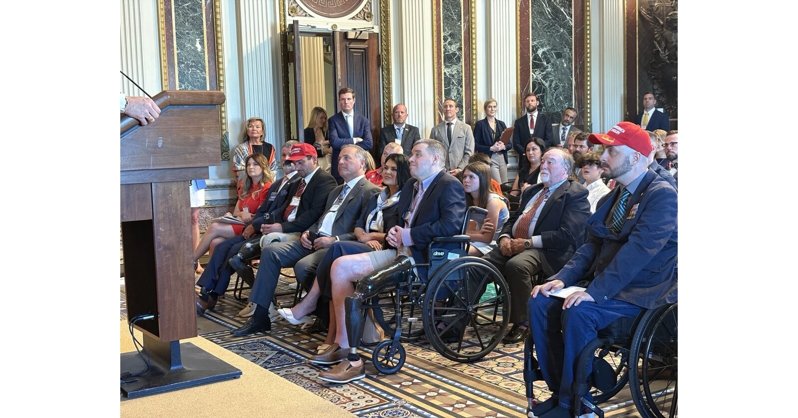 The White House, The Independence Fund Honor Wounded Heroes in DC