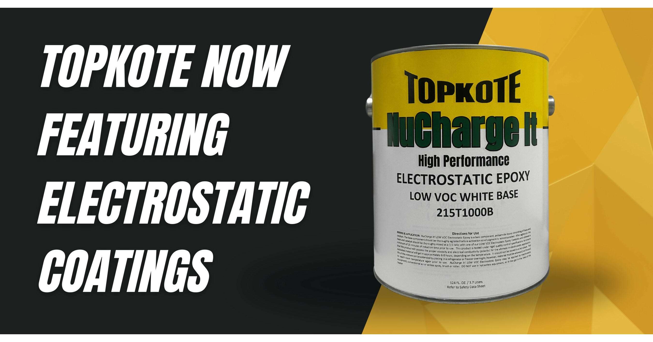 Topkote Launches Electrostatic Coatings Line and Expands Offerings to ...
