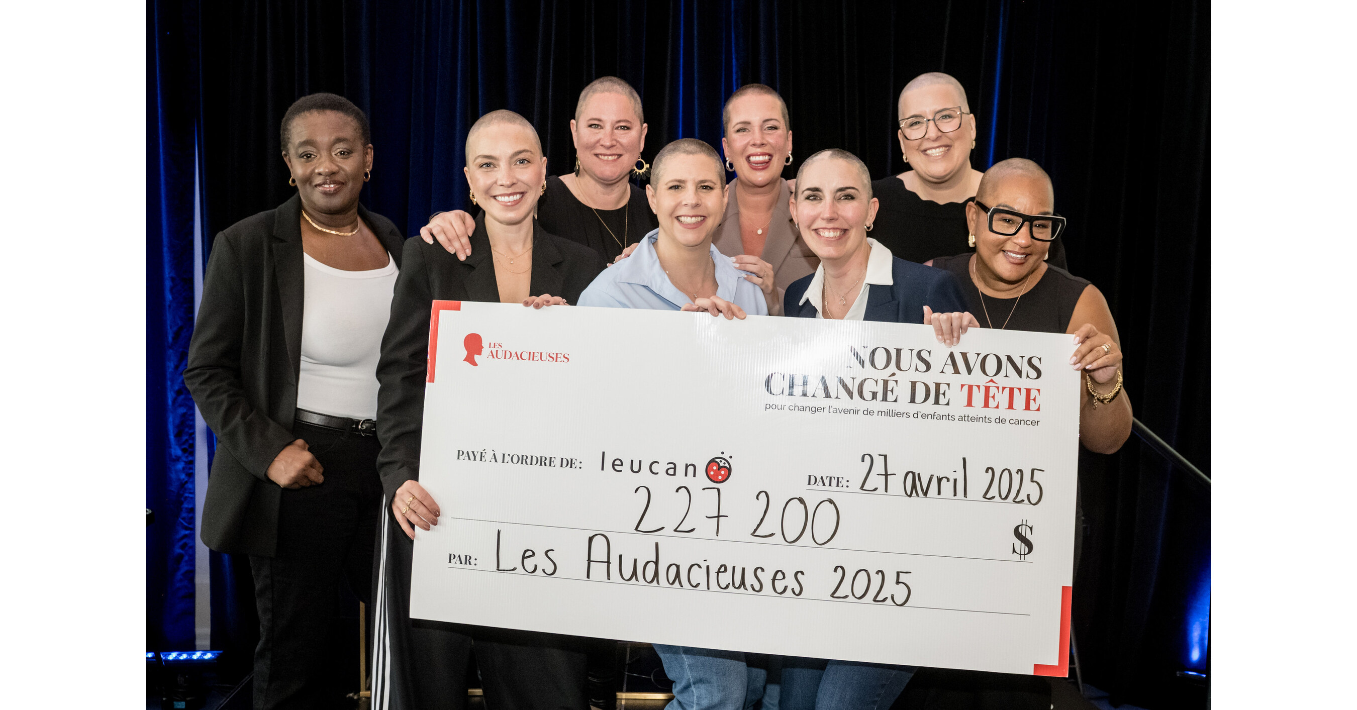 Les Audacieuses de Leucan amassent 227 000 $ en soutien aux enfants ...