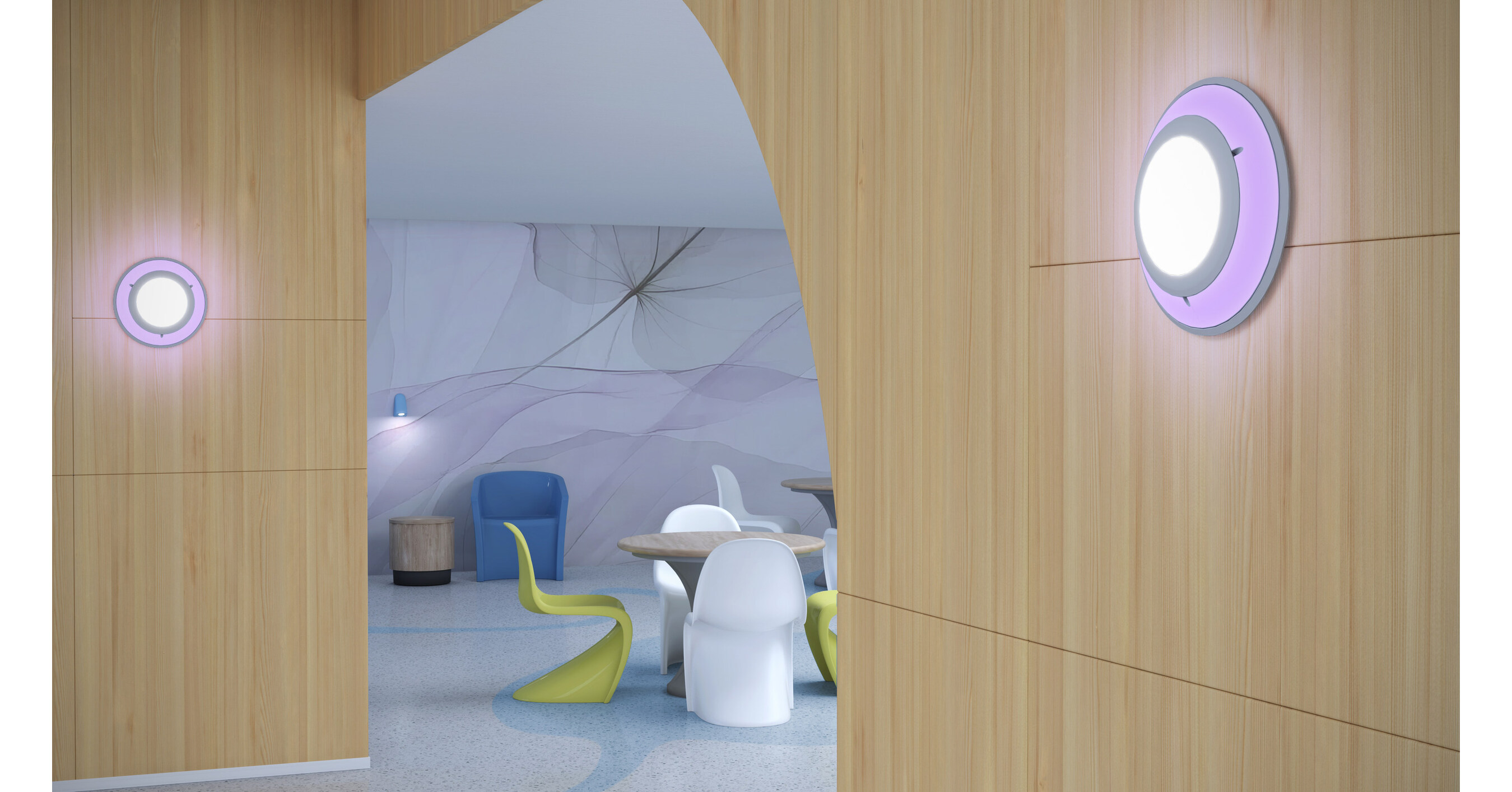 Kenall Colors Healthcare and High Abuse Spaces with MedMaster Saturn™